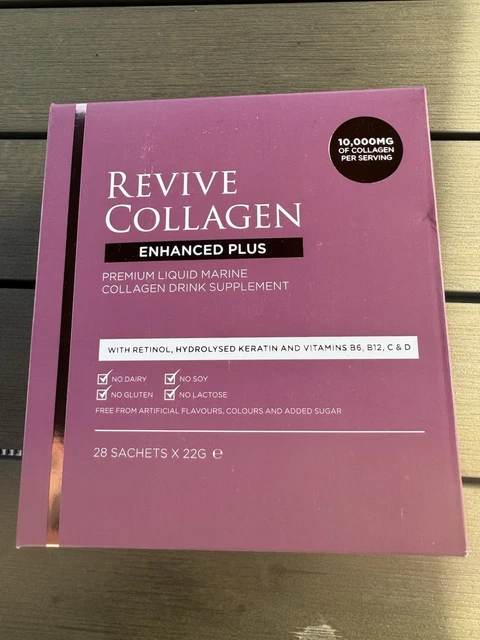 REVIVE COLLAGEN ENHANCED Plus Premium Liquid Marine Collagen (28 ...