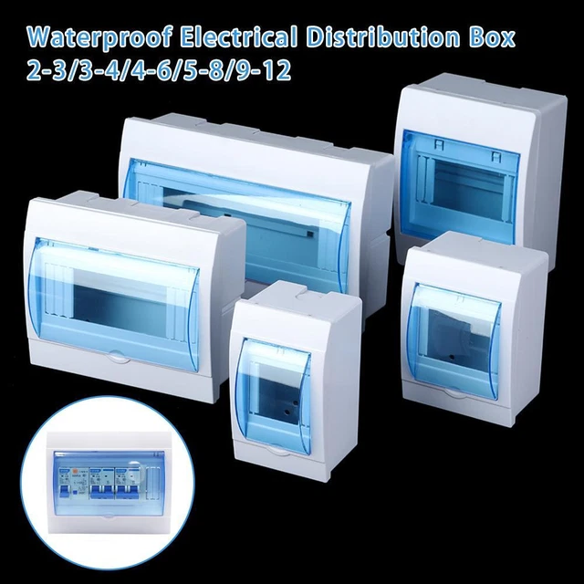 BOXES ELECTRIC TRANSPARENT Cover Distribution Protection Box Project ...