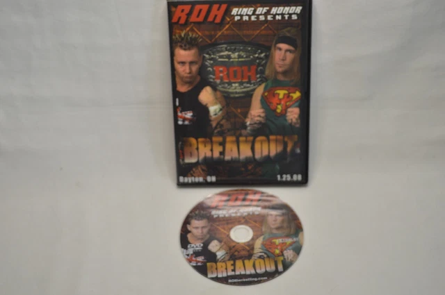 ROH BREAKOUT DVD 2008 Ring Of Honor Wrestling Bryan Danielson Tyler ...