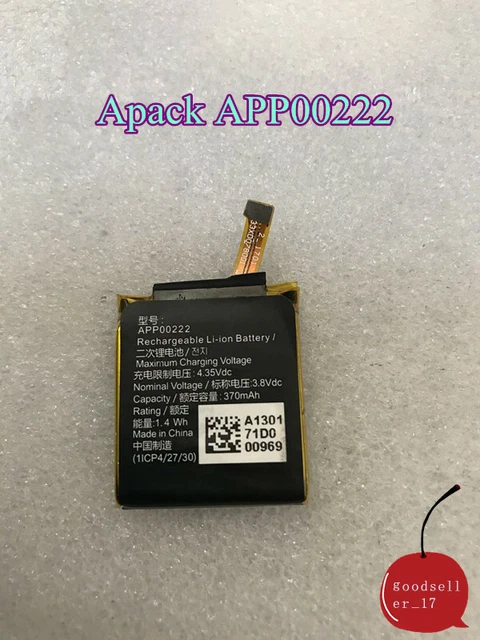 NUOVA BATTERIA APP00222 per Smart Watch Apack ART5004/Fossil Q ...