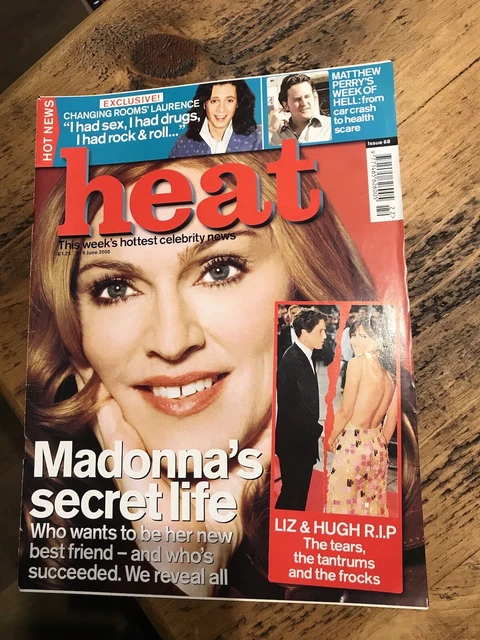 HEAT MAGAZINE ISSUE 68 - Liz Hurley, Hugh Grant, Madonna, Matthew Perry ...