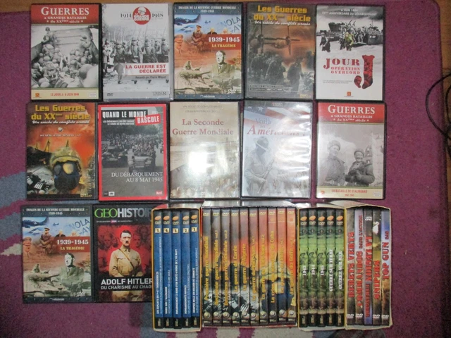 LOT 37 DVD documentaire Guerres Mondiales et armées . EUR 38,00 ...