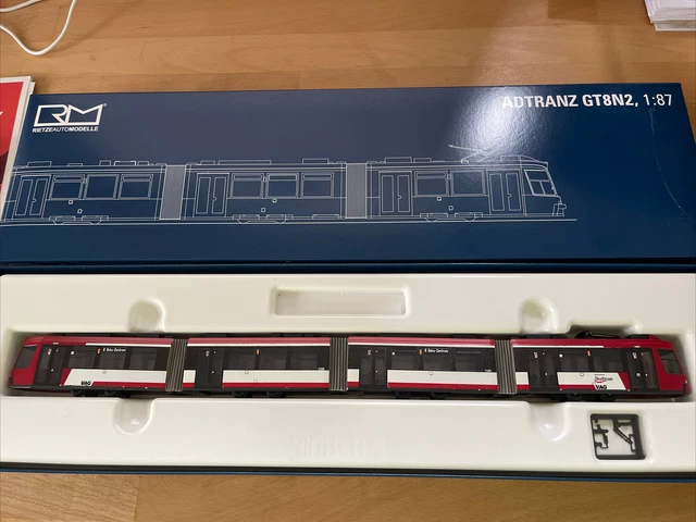 MODELLSTRASSENBAHN RIETZE Adtranz Gt8N2 VAG Nürnberg Redesign Wagen ...