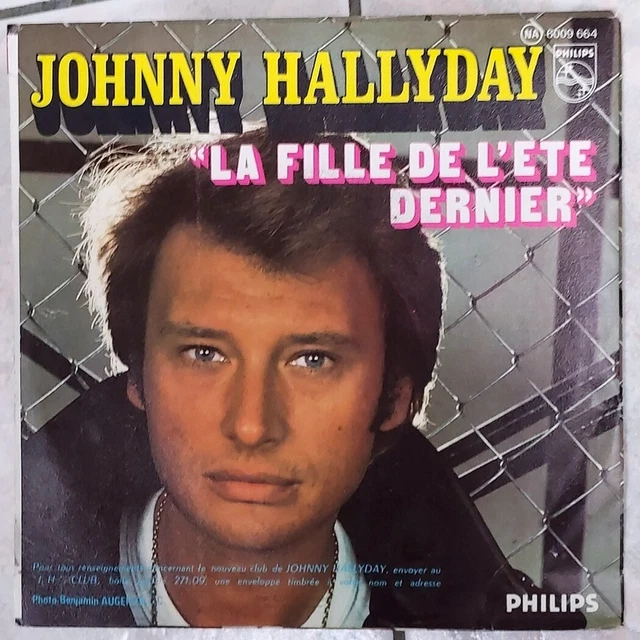 JOHNNY HALLYDAY -45T SP- HEY LOVELY LADY / LA FILLE DE L’ÉTÉ DERNIER ...