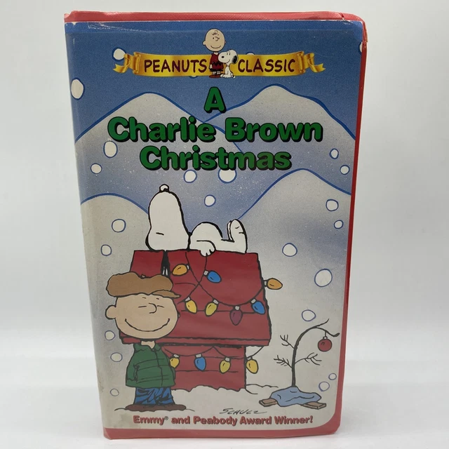 A CHARLIE BROWN Christmas VHS Peanuts Snoopy VHS Video Tape Holiday ...