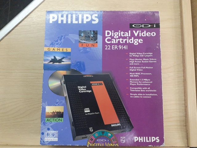 PHILIPS CDI CD-I Digital Video Cartridge 22ER9141 BOXED £99.99 ...