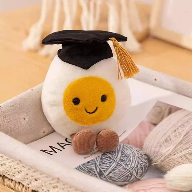 NEW JELLYCAT AMUSEABLE Boiled Egg: Soft Plush Toy Ideal Graduation Gift ...