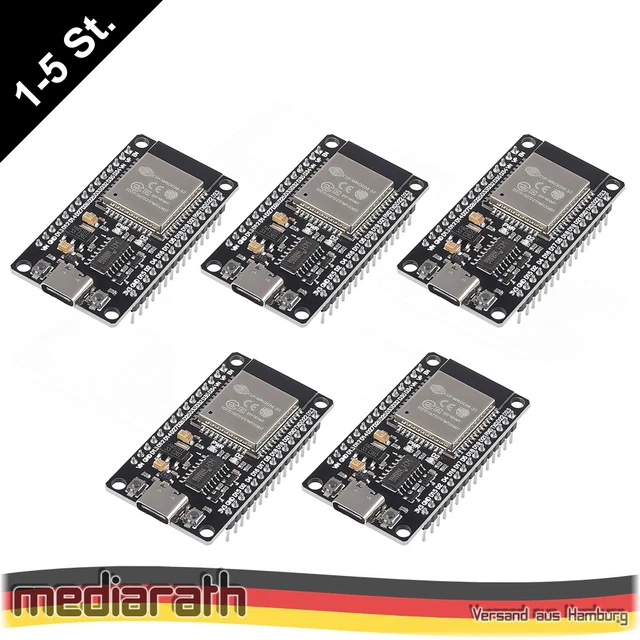 NODEMCU ESP32 WROOM32 WiFi Bluetooth Dev Kit Arduino Espressive USB-C ...