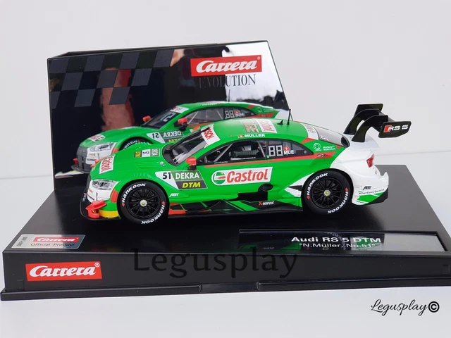 SLOT CAR SCALEXTRIC Carrera Evolution 27642 - Audi RS % DTM #51 N ...