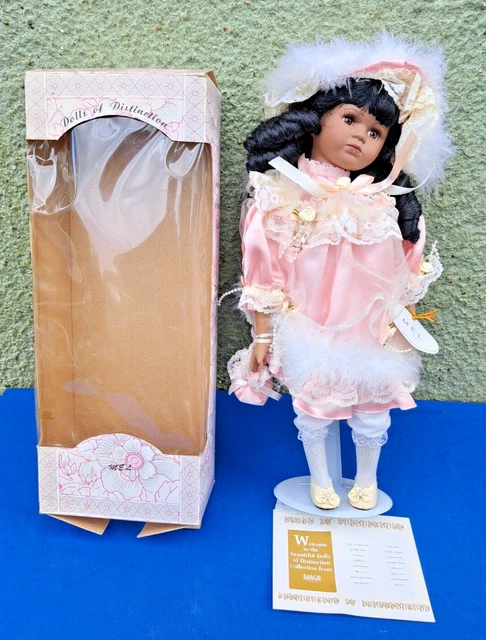 VINTAGE PORCELAIN Doll "MEL"Dolls of distinction Afro-American 1980s ...