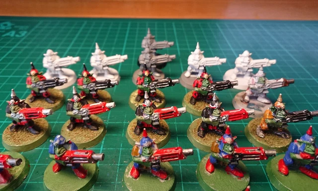 CLASSIC 2ND EDITION Ork Grots / Gretchin x 26, Painted - Warhammer 40K ...