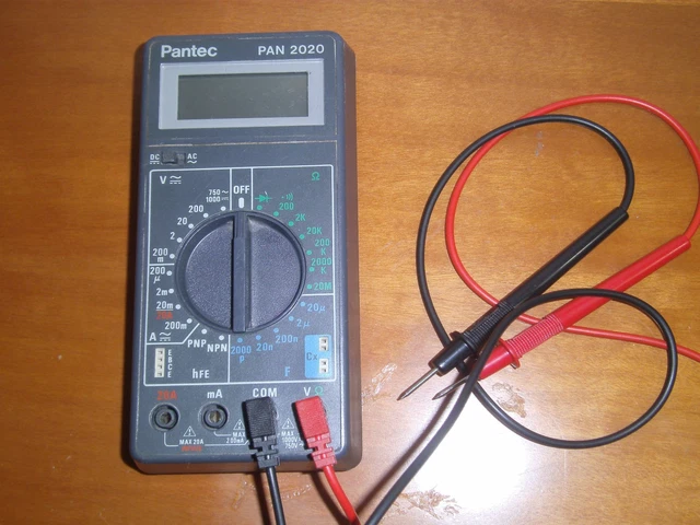 MULTIMETRO PANTEC PAN 2020 EUR 12,00 - PicClick ES