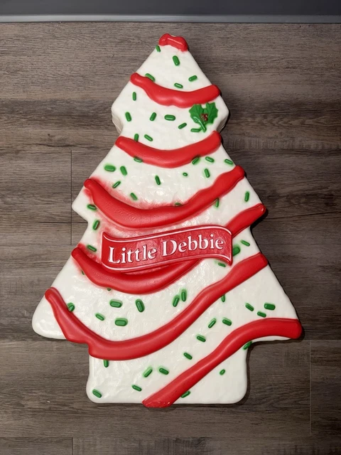 LITTLE DEBBIE CHRISTMAS Tree Cake Blow Mold 22" LED Light-Up – NEW & In ...