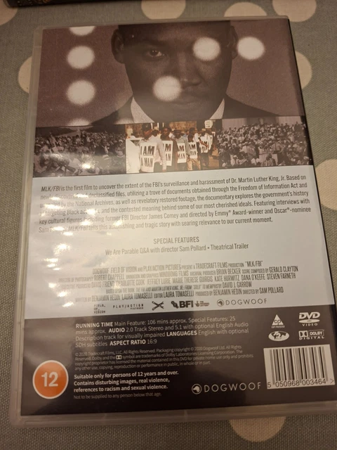 MLK/FBI (DVD 2021) Martin Luther King Documentary £2.23 - PicClick UK