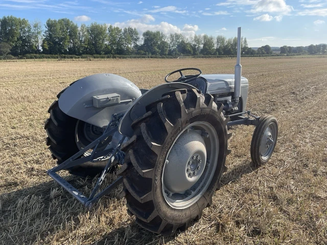 FERGUSON TEF 20 diesel tractor grey Fergie new tyres running driving ...