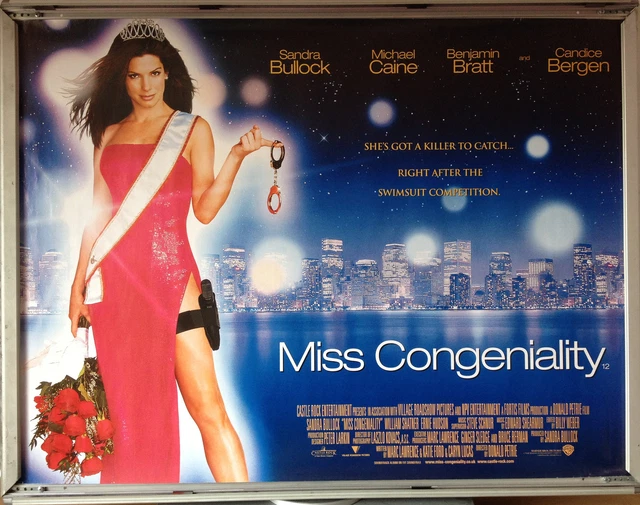 CINEMA POSTER: MISS CONGENIALITY 2001 (Main Quad) Sandra Bullock ...