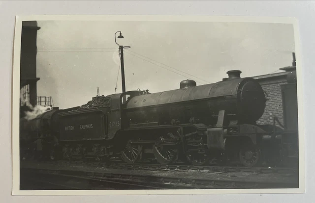 BR RAILWAY LOCOMOTIVE Photograph H2 Class - 61735 Darnall Shed - D1253 ...
