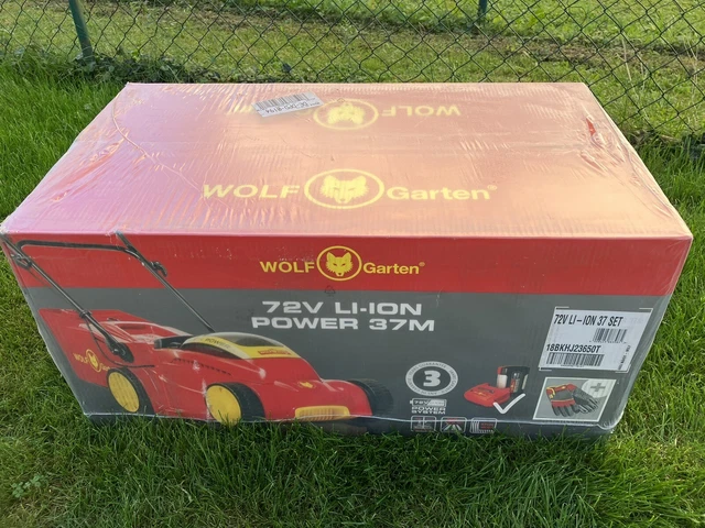 Wolf Akku Rasenm 228 Her 72 V Li Ion Power 37 Mit 40 L Fangkorb Kaufen Bei Obi