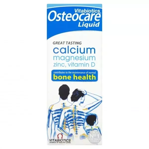 VITABIOTICS OSTEOCARE LIQUID 600ml (200ml X 3) With Calcium, Magnesium, Zinc £15.80 - PicClick UK