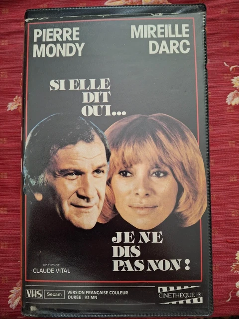 VHS CASSETTE RARE SI ELLE DIT OUI JE NE DIS PAS NON Mireille Darc ...