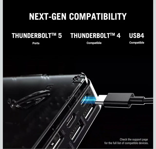 ASUS ROG XG Mobile (2025) External Graphics Card, RTX™ 5070 Ti, GC34R ...