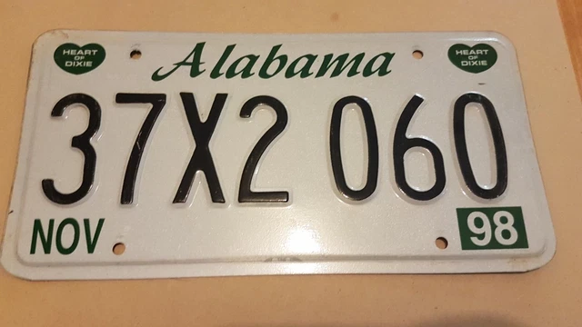ALABAMA PASSENGER COLLECTORS Car Number/License Plate. EUR 10,93 ...