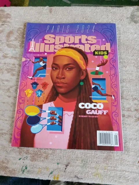 COCO GAUFF JULY / August 2024 SPORTS ILLUSTRATED FOR KIDS Magazine NEW ...