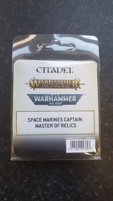 WARHAMMER 40000 40K Space Marines Captain Master of Relics Nuovo EUR 52 ...