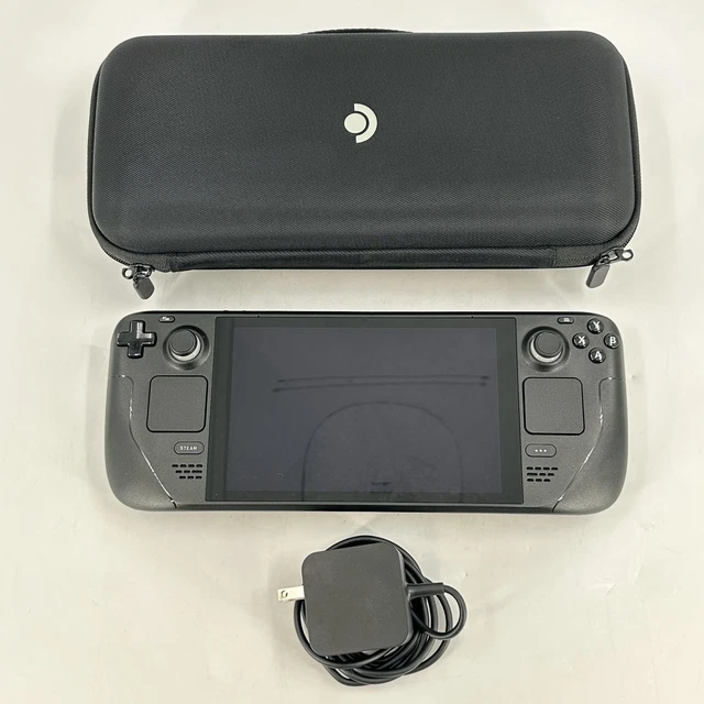 VALVE STEAM DECK Handheld Console Black 256GB w/ Case & Charger ...