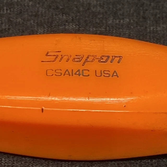 SNAP-ON TOOLS 3 Piece Gasket Scraper Set Hi-Viz Orange Grips CSA8C ...