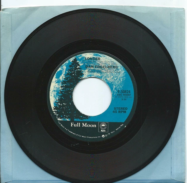 DAN FOGELBERG:LONGER/ALONG THE road:US Full Moon:1979 £4.88 - PicClick UK
