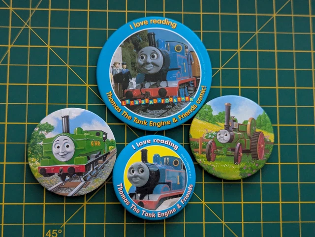 THOMAS THE TANK Engine Vintage Pin Badges Lot Of 4 £10.00 - PicClick UK