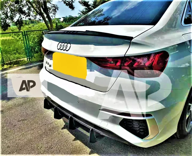 AUDI A3 S Line S3 8Y Saloon Rear Blade Style Diffuser 2020+ Spoiler ...