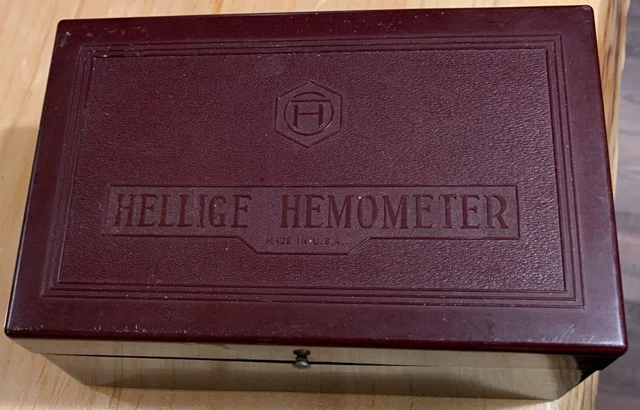 RARE AUTHENTIC 1940'S Hellige Hemometer Bakelite Box Model #303 Appears ...