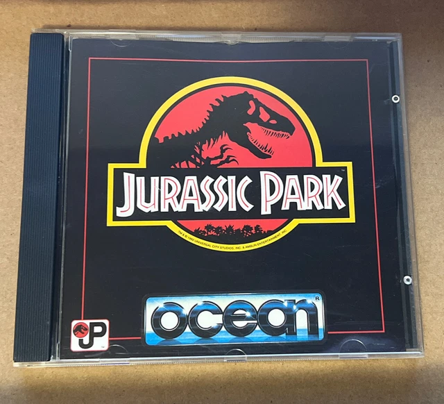 RARE JURASSIC PARK 1993 PC Game Ocean Brand Game IBM PC CD ROM Jewel ...
