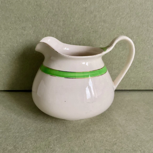 VINTAGE QUEENS GREEN Solian Ware Milk/Creamer Jug £6.29 - PicClick UK