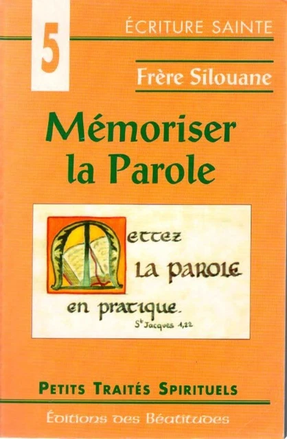 MÉMORISER LA PAROLE de dieu - Silouane Frère - V2213423 EUR 8,49 ...