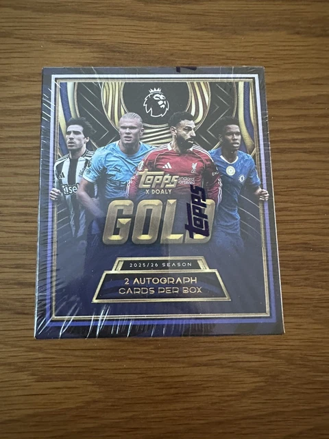 TOPPS PREMIER LEAGUE Gold Hobby Box 2025/2026 - New/Factory Sealed £212 ...