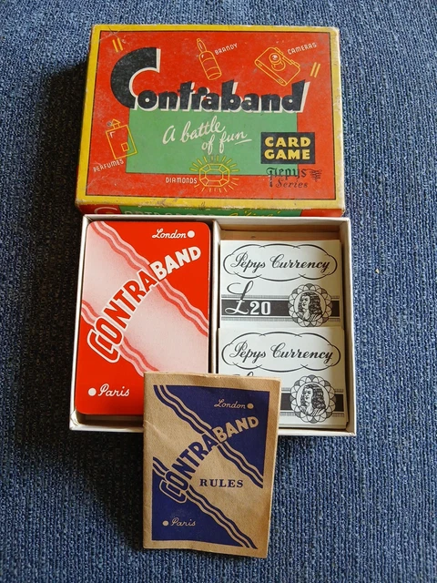 VINTAGE CONTRABAND CARD Game Pepys Series 100% Complete VGC £14.19 - PicClick UK