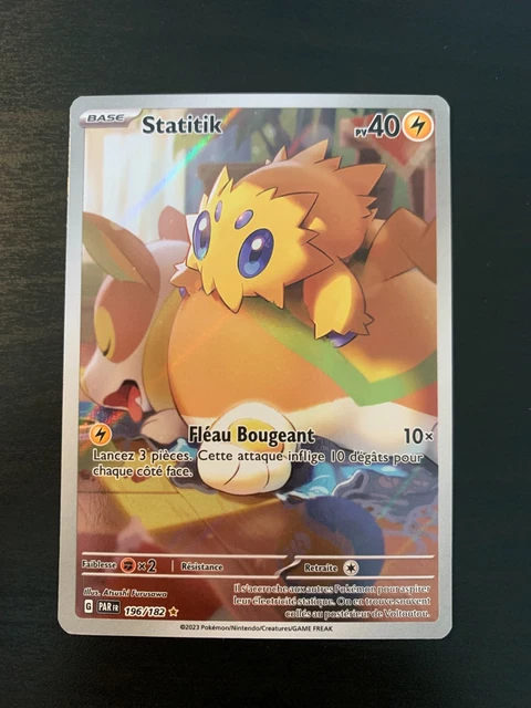 CARTE POKÉMON STATITIK 196/182 PAR Ecarlate Violet Faille Paradoxe FR ...