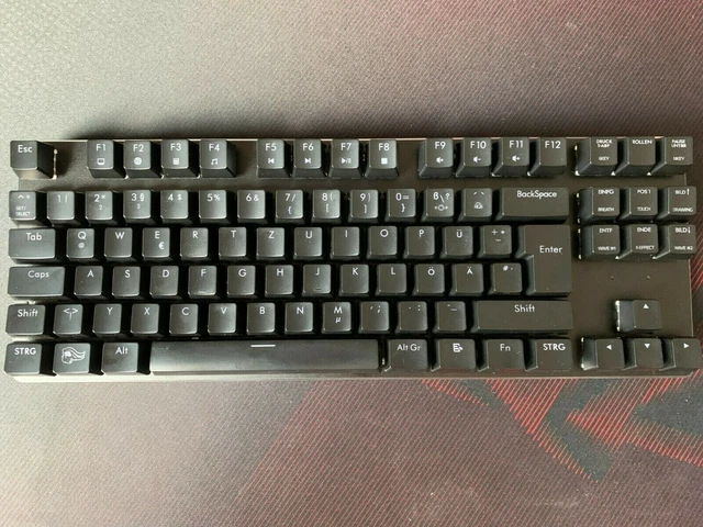 GLORIOUS GMMK TENKEYLESS Tastatur ISO DE-Layout mit Gateron Red ...