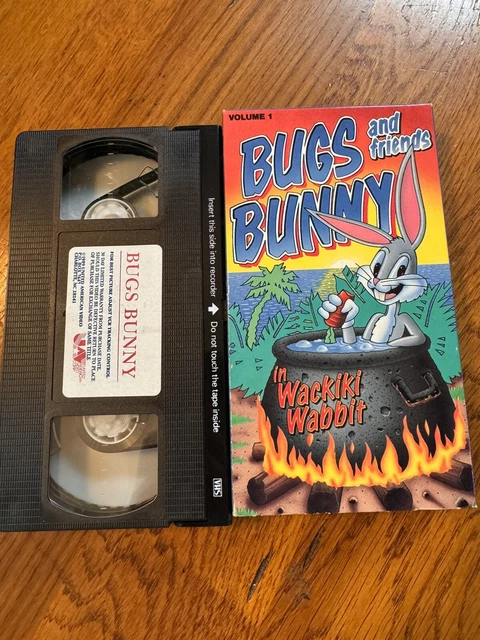 BUGS BUNNY AND Friends In Wackiki Wabbit VHS Cartoon United American ...