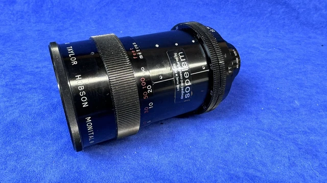 RANK TAYLOR HOBSON Monital, Sopelem, Zoom M, 20:100/f:2.1 Lens £1,250. ...