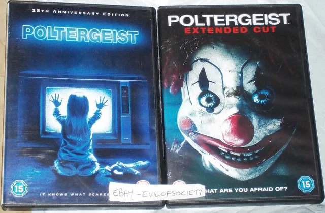 POLTERGEIST, 25TH ANNIVERSARY, remake, extended cut, horror, 2 dvd's, vgc £0.99 - PicClick UK