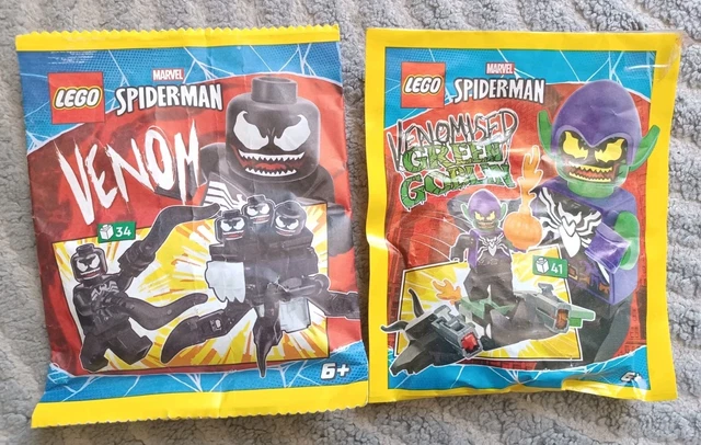LEGO MARVEL SPIDERMAN Minifigures Paper Poly Bags Sets x2 - New $29.93 ...