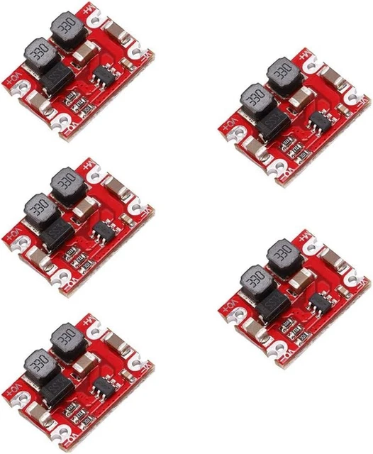 5PCS DC-DC BOOST Buck Converter Module DC3-15V to 3.3V 4.2V 5V 9V 12V ...