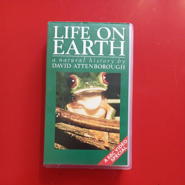 LIFE ON EARTH: A Natural History by David Attenborough VHS Nature Video ...
