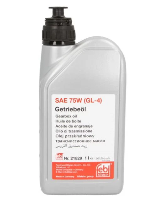 FEBI 21829 75W DSG Cambio Eje Aceite Motor para Audi Mercedes Seat ...