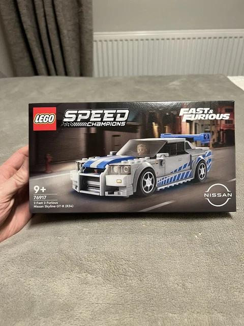 PAUL WALKER LEGO Skyline 2 Fast 2 Furious Nissan Skyline GT-R (R34 ...