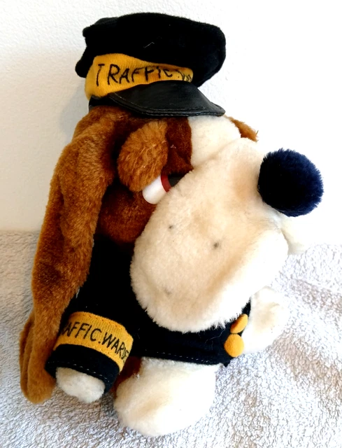 VINTAGE GROVE INTERNATIONAL Traffic Warden Blood Hound Dog Soft Toy ...